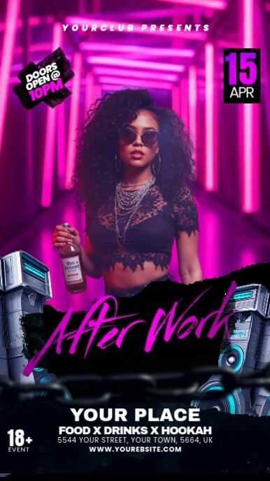 Copy of Maximalist Night Club Party Flyer Instagram Reel | PosterMyWall