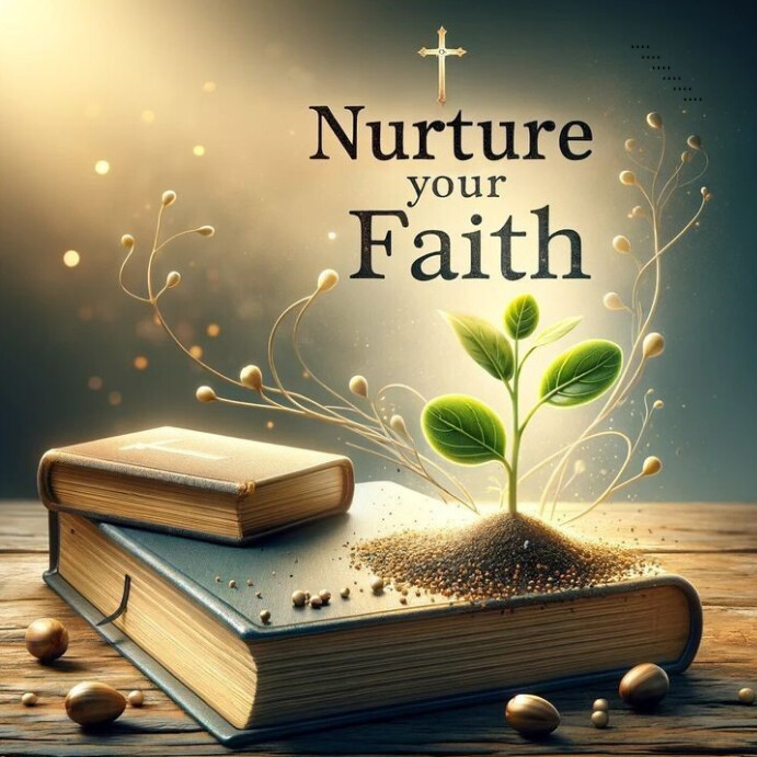 Copy of Maximalist Nurture Your Faith Instagram Post | PosterMyWall