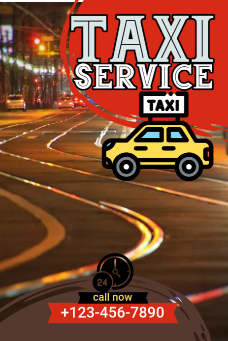 Copy of Maximalist Online Taxi Services Pinterest Gra | PosterMyWall
