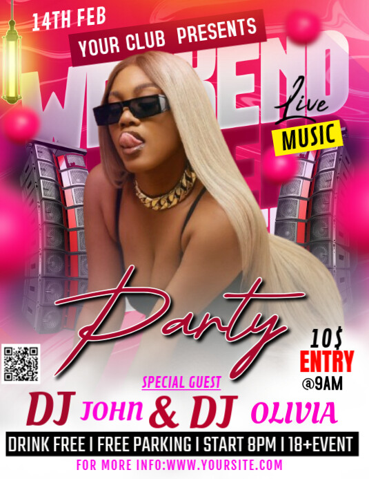 Copy of Maximalist Party Flyer (us Letter) | PosterMyWall