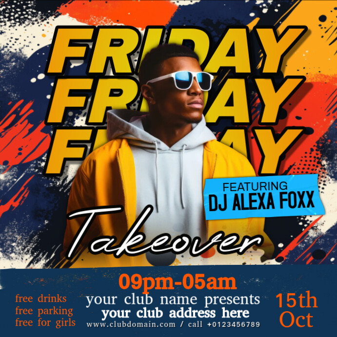 Plantilla de Maximalist Party Flyer Instagram Post | PosterMyWall