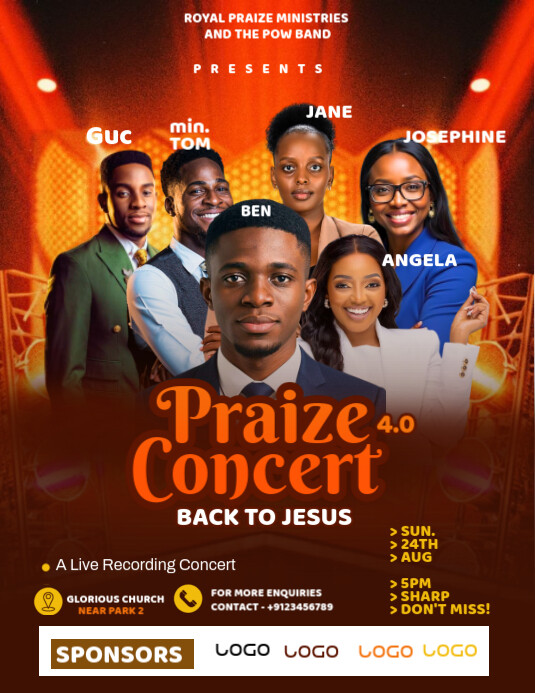 Copy of Maximalist Praise Concert Flyer (us Letter) | PosterMyWall