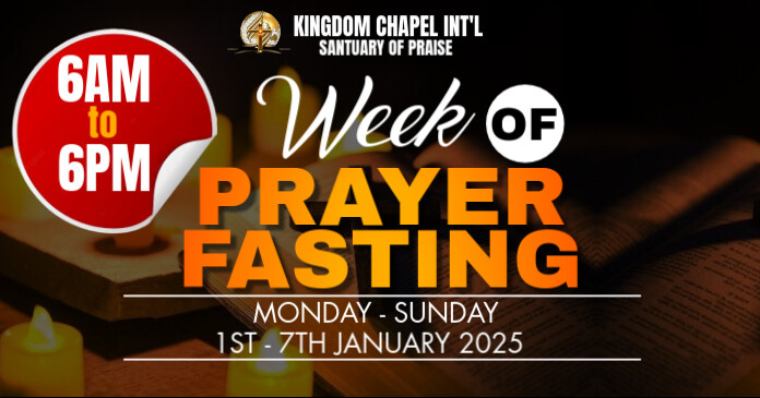 Maximalist Prayer And Fasting Facebook Shared Image Template | PosterMyWall