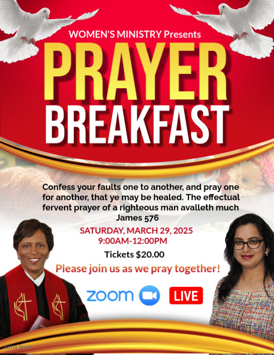 Copy of Maximalist Prayer Breakfast Flyer (us Letter) | PosterMyWall