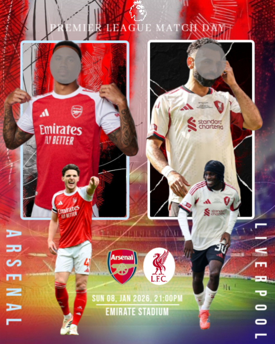Maximalist Premier League Match Instagram Portrait Template | PosterMyWall