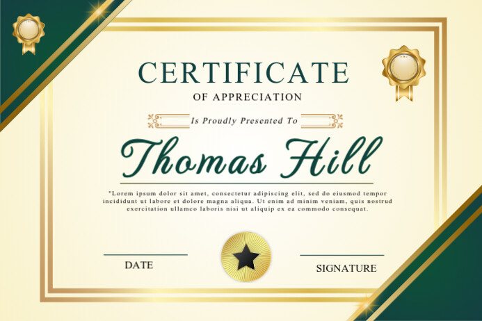 Maximalist Professional-award-certificate-design-template Poster ...