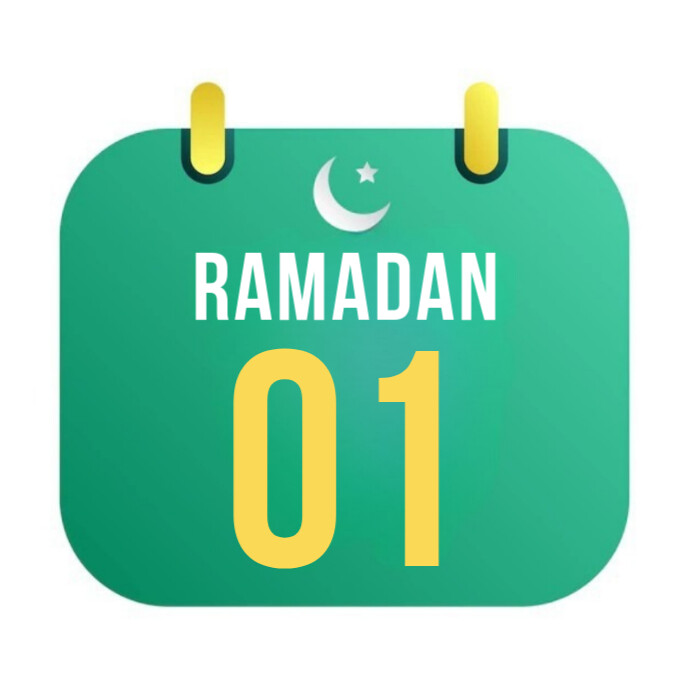 Maximalist Ramadan Countdown Instagram Post Template | PosterMyWall