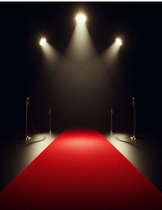 Copy of Maximalist Red Carpet Background Flyer (us Letter) | PosterMyWall