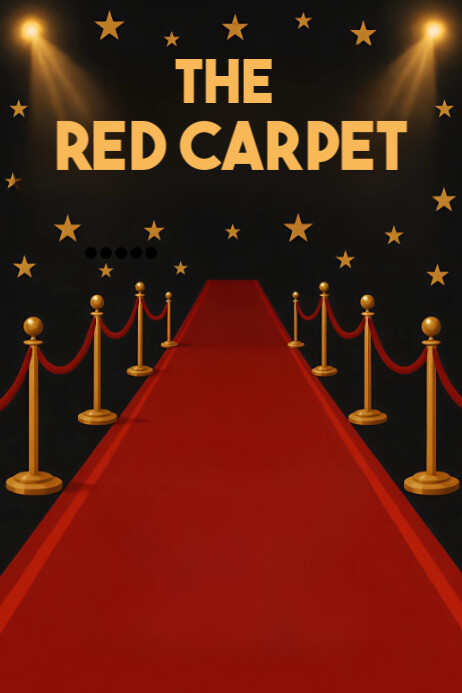 Plantilla de Maximalist Red Carpet Party Poster | PosterMyWall