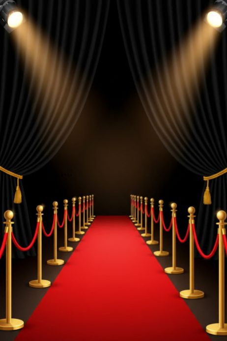 Maximalist Red Carpet Premiere Poster Template | PosterMyWall