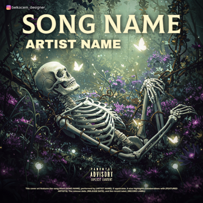 Maximalist Rest In Bloom Album Cover Template | PosterMyWall