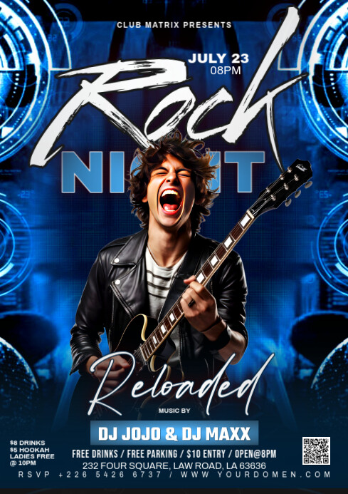Copy of Maximalist Rock Night A4 | PosterMyWall