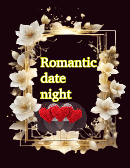 Copy of Maximalist Romantic Date Night Flyer (us Letter) | PosterMyWall