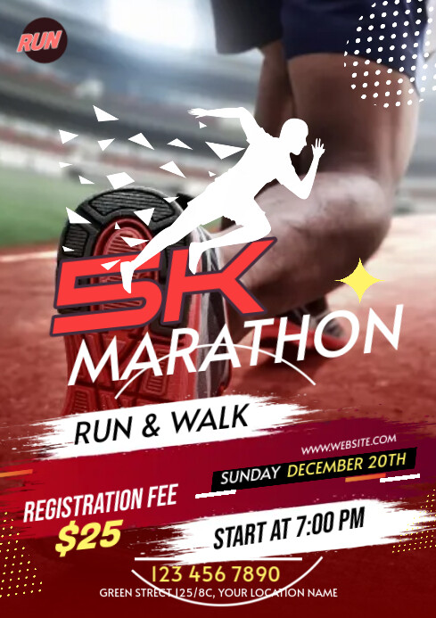 Copy of Maximalist Run & Walk Event A3 | PosterMyWall