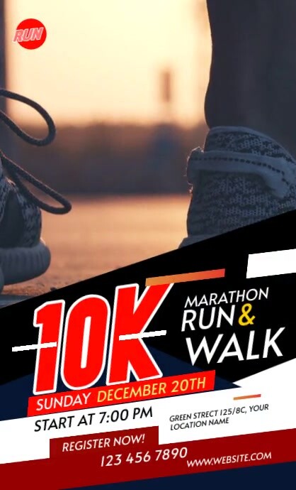 Maximalist Run & Walk Event Us Legal Template | PosterMyWall