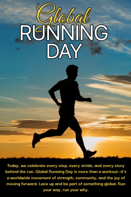 Copy of Maximalist Running Day Poster | PosterMyWall