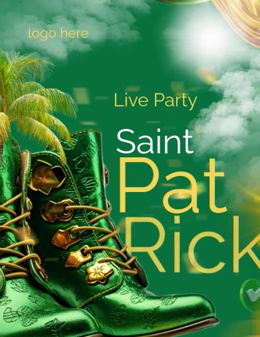 Maximalist Saint Patrick Party Flyer (us Letter) Template | PosterMyWall