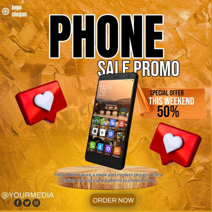Plantilla de Maximalist Sale Promo Phone Instagram Post | PosterMyWall