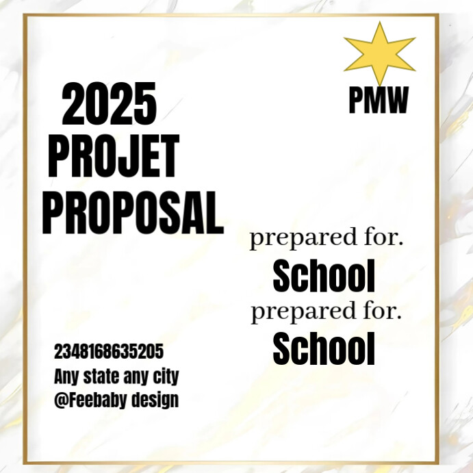 Maximalist School Project Instagram Post Template | PosterMyWall