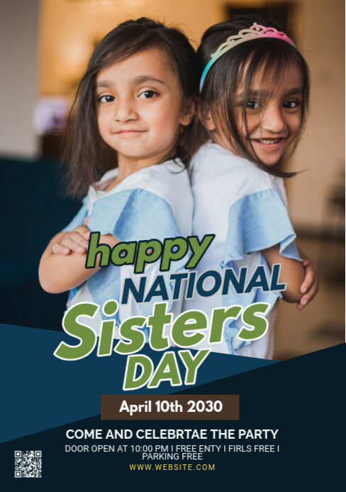 Copy of Maximalist Sibling Day Flyer A5 | PosterMyWall