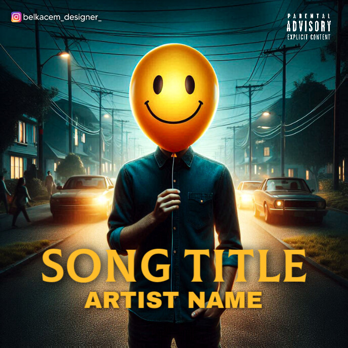 Maximalist Smile Album Cover Template | PosterMyWall