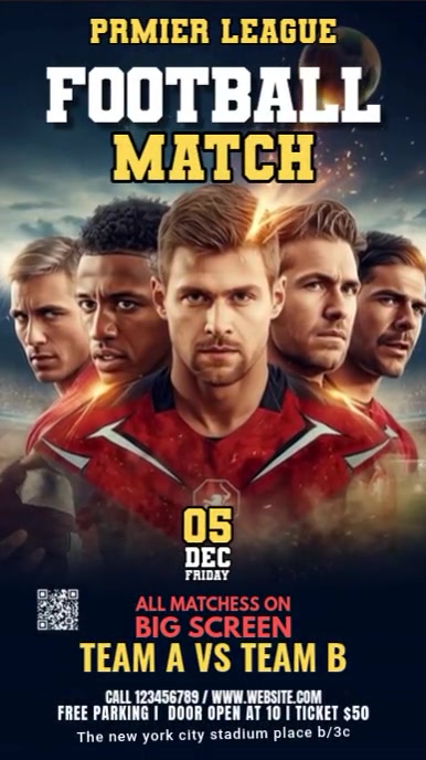 Copy of Maximalist Soccer Cup Instagram Story | PosterMyWall