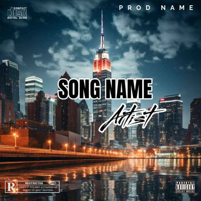 Plantilla de Maximalist Song Album Cover | PosterMyWall