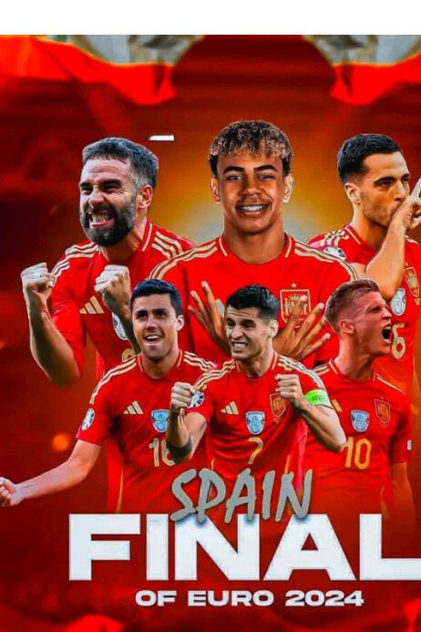 Plantilla de Maximalist Spain Euro Poster | PosterMyWall