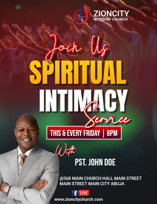 Maximalist Spiritual Intimacy Session Flyer (us Letter) Modelo ...
