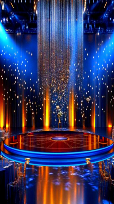 Maximalist Starry Night Gala Stage Instagram Story Template | PosterMyWall
