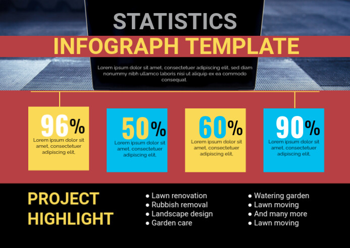 Copy of Maximalist Statistics Infographic Design Postcard | PosterMyWall