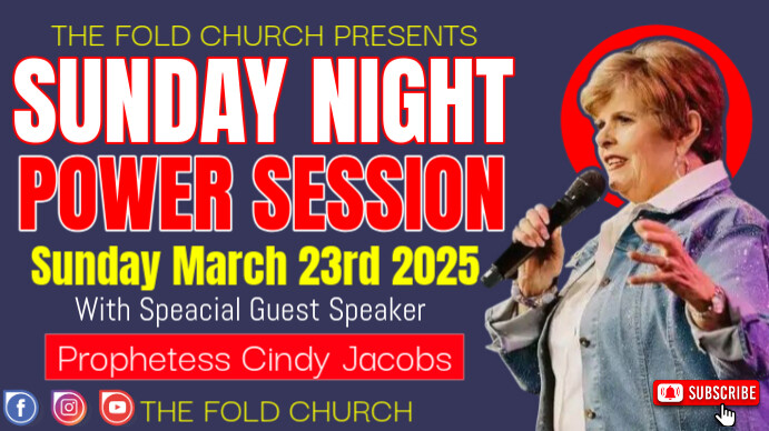 Maximalist Sunday Night Digital Display (16:9) Template | PosterMyWall