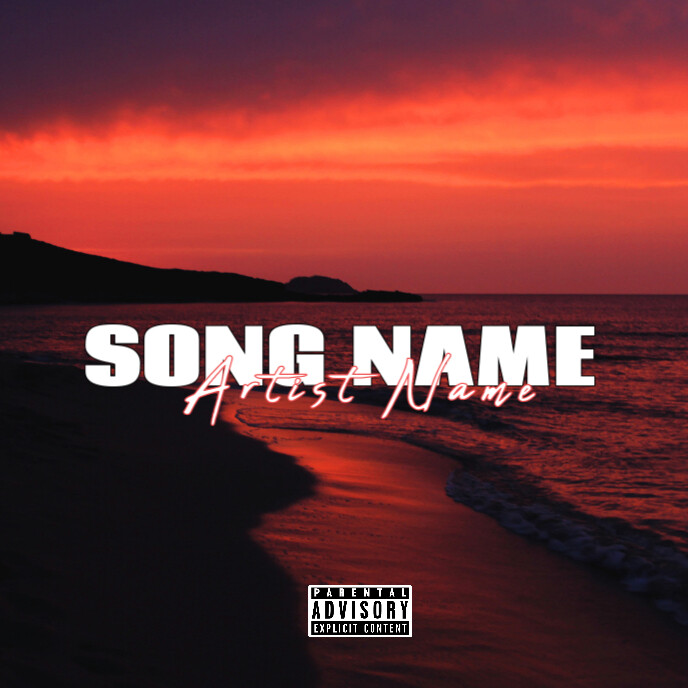 Maximalist Sunset Mixtape Cover Album Cover Template | PosterMyWall