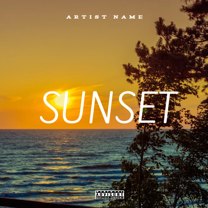 Copy of Maximalist Sunset Mixtape Cover Album Cover | PosterMyWall