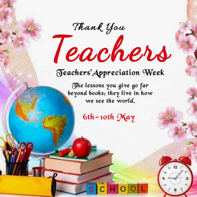 Maximalist Teacher's Appreciation Week Instagram Post Template ...