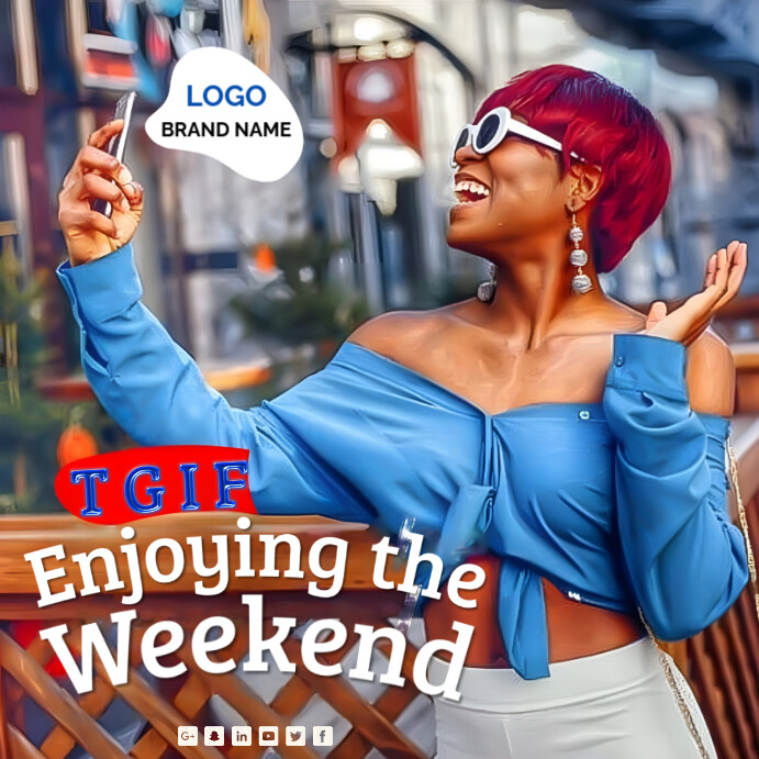 Plantilla de Maximalist Tgif Instagram Post | PosterMyWall