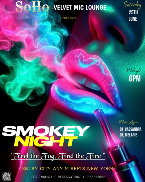 Copy of Maximalist This Image Is A Vibrant And Edgy Flyer Advertising A ...