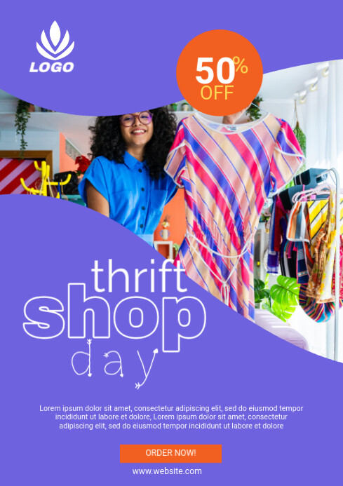 Copy of Maximalist Thrift Store Flyer A3 | PosterMyWall