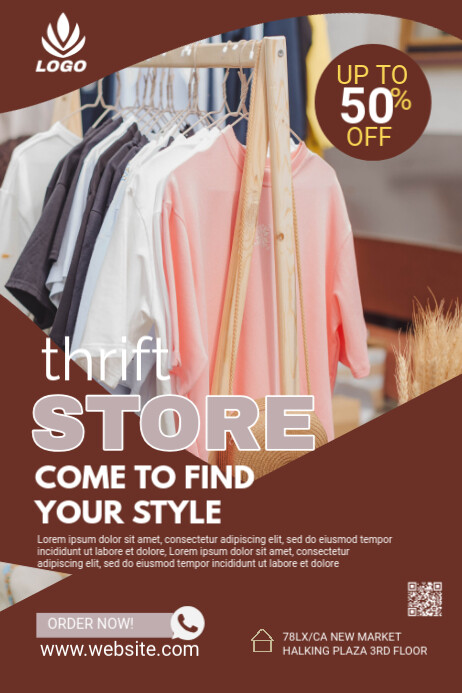 Copy of Maximalist Thrift Store Poster Poster | PosterMyWall