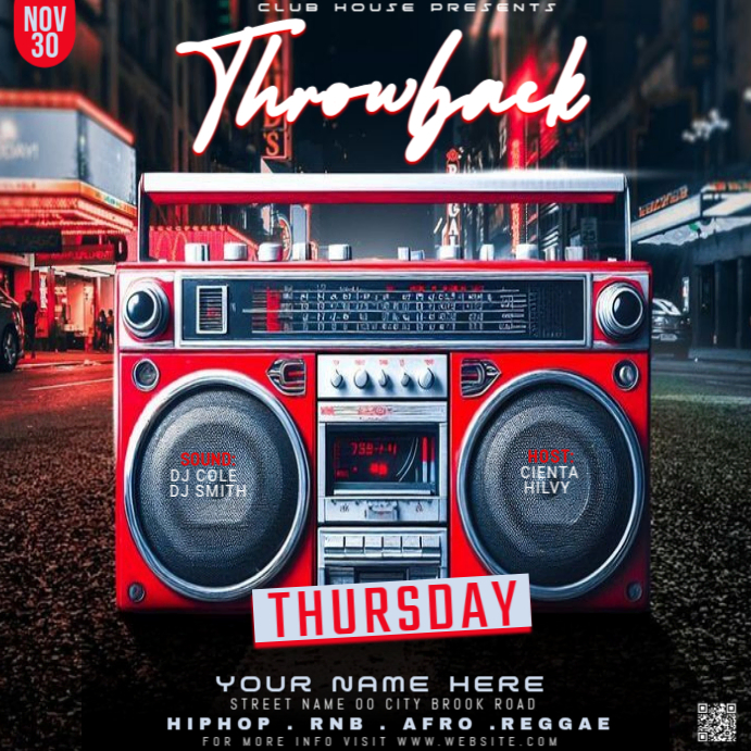 Modèle Maximalist Throwback Thursday Instagram Post | PosterMyWall
