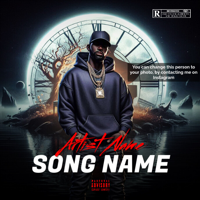 Maximalist Time Album Cover Template | PosterMyWall