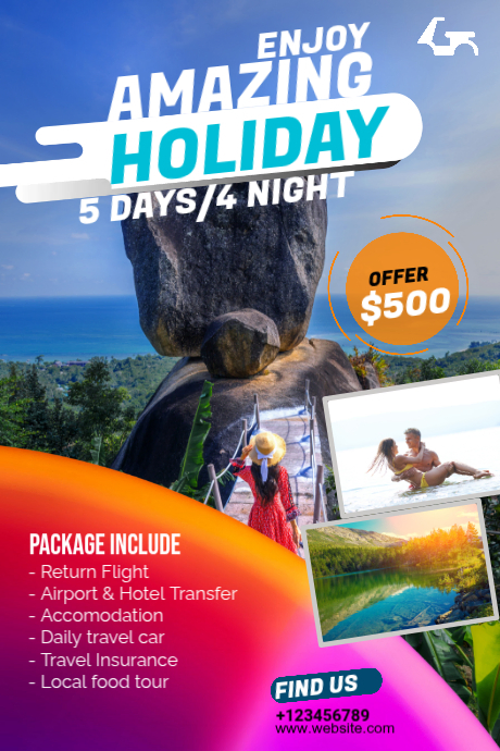 Maximalist Travel Tumblr Graphic Template | PosterMyWall