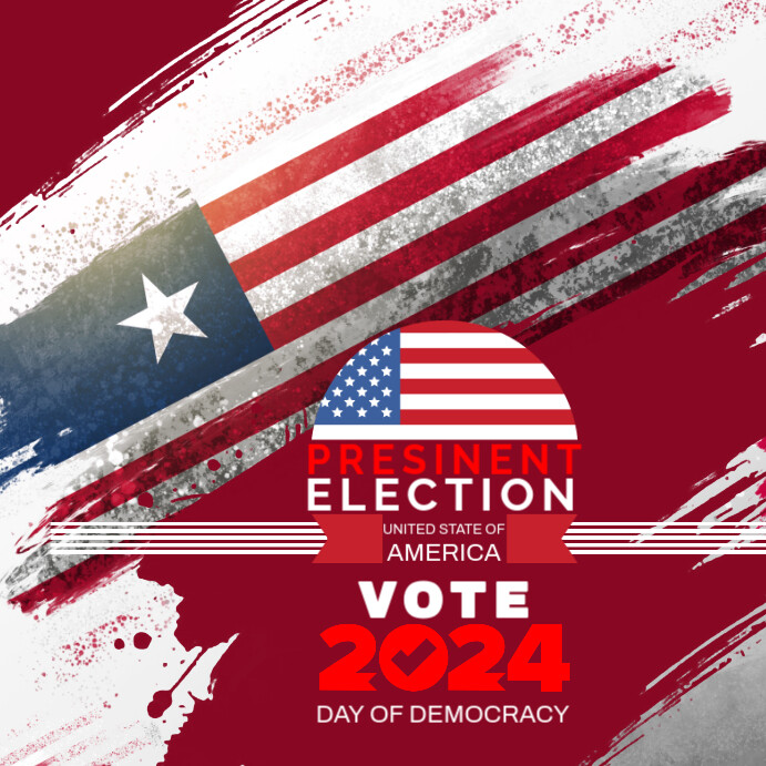Maximalist Us Election Template Instagram Post Instagram Post ...