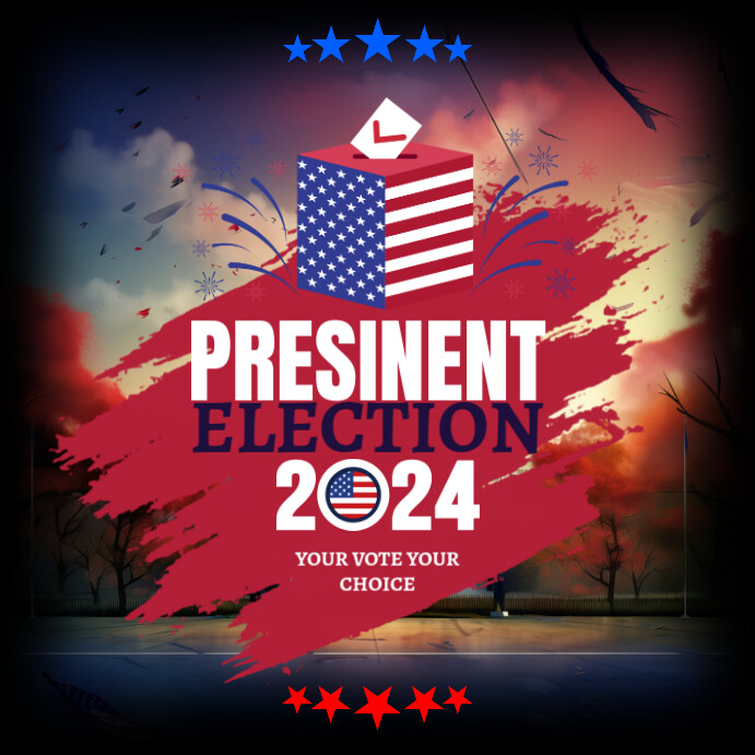 Maximalist Us Election Template Instagram Post | PosterMyWall