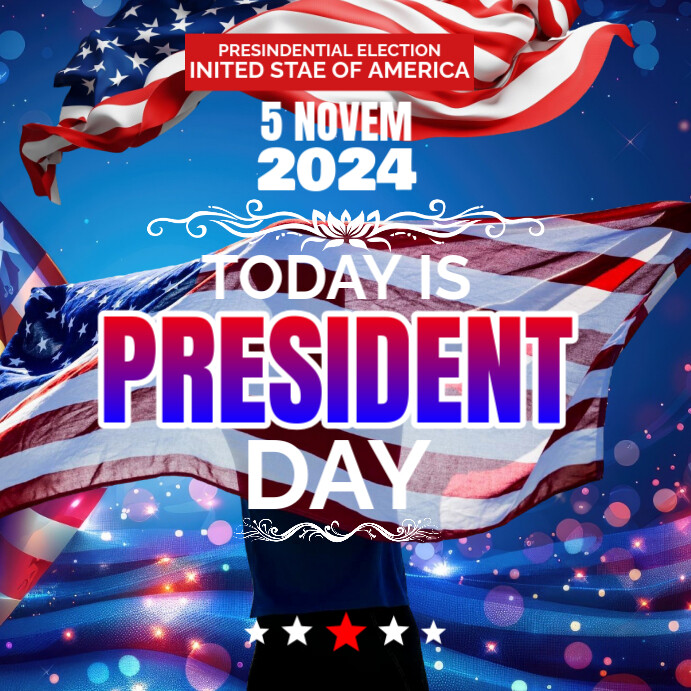 Maximalist Us General Election Day Instagram Post Template | PosterMyWall
