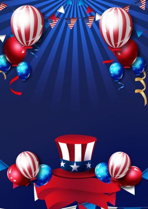 Copy of Maximalist Usa Celebration A4 | PosterMyWall