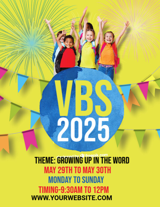 Copy of Maximalist Vbs Flyer (us Letter) | PosterMyWall