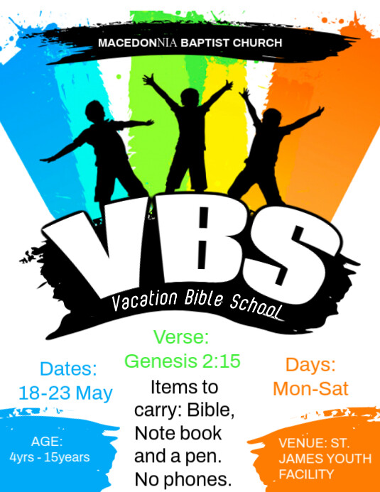 Copy of Maximalist Vbs Flyer (us Letter) | PosterMyWall