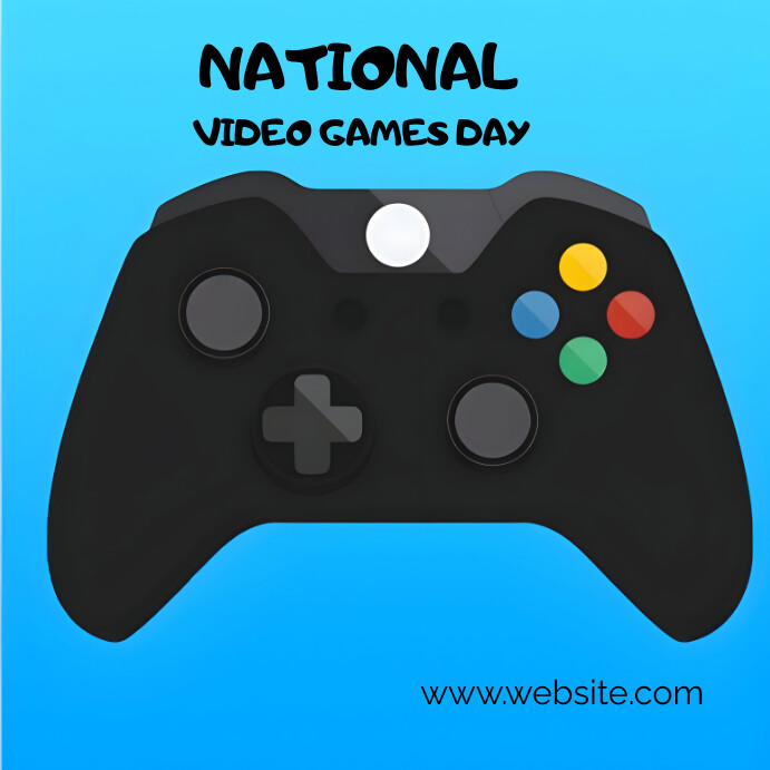 Maximalist Video Games Day Instagram Post Template | PosterMyWall