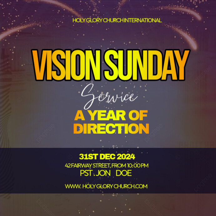 Maximalist Vision Sunday Instagram Post Template | PosterMyWall